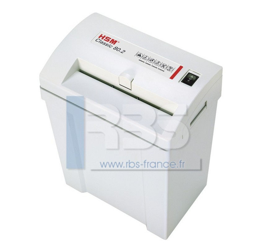 Déchiqueteuse papier HSM 80.2 COMPACT 3.9 | Destructeur de document