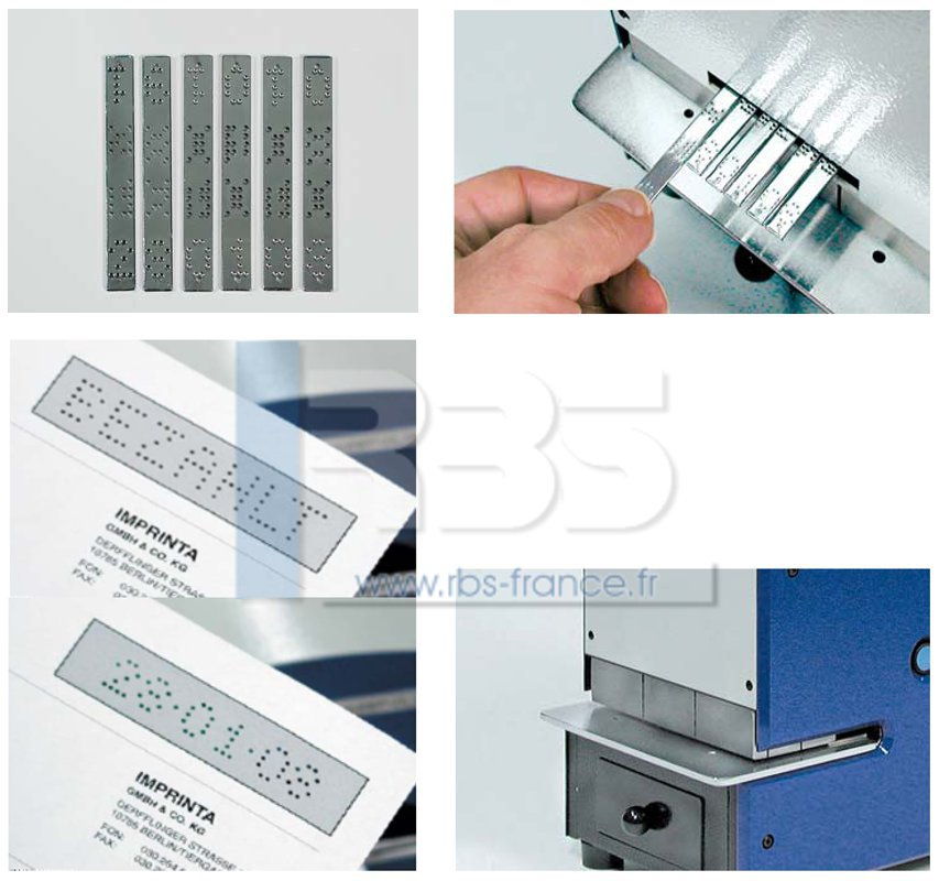 Perforeuse-dateuse OFFICE D électrique pour marquer la date.