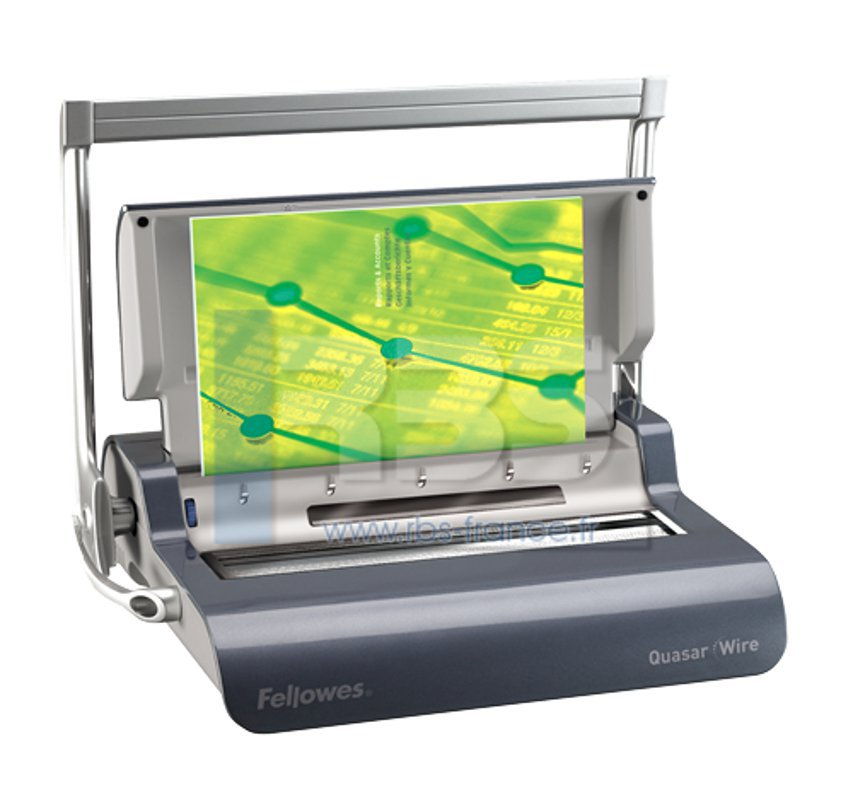 Fellowes Quasar Wire | Relieuse | Perforelieur anneau métallique