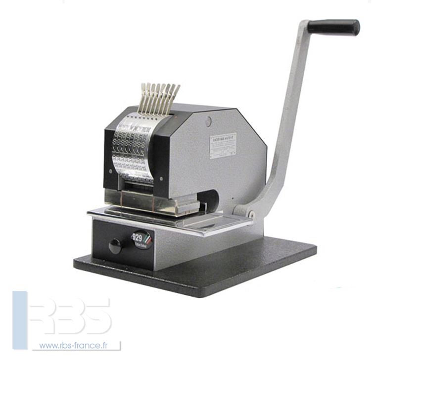 929 S Perforeuse manuelle de numéro ou de lettres