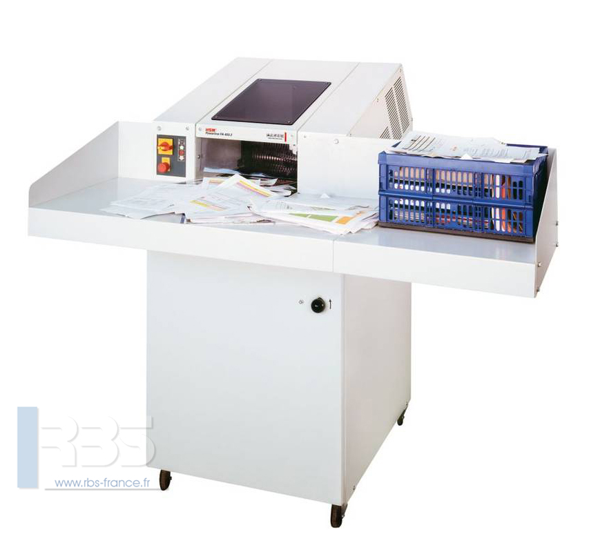 Destructeur grande capacité HSM FA 400.2 Premium 11.8 pour destruction
