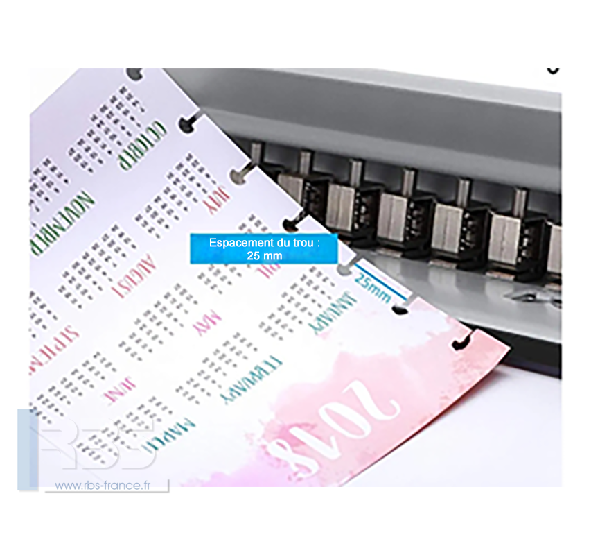 L\'Onyx OD4012 est un perforateur pour la reliure par disque.