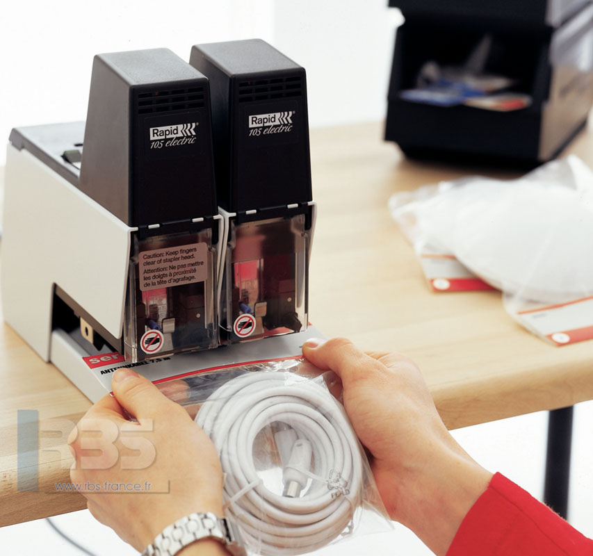 Agrafeuse électrique Rapid 105E modulable pour reliure