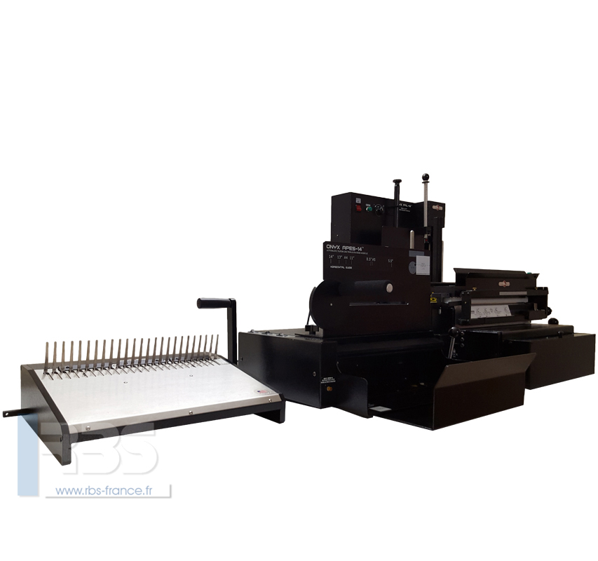 Perforelieur semi-électrique - reliure anneaux plastiques